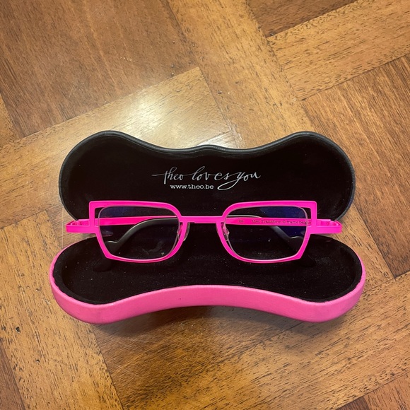 Theo | Accessories | Theo Eyeglasses Frames Neon Pink | Poshmark